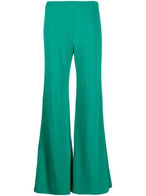 Alberta Ferretti High-waisted Flared Trousers