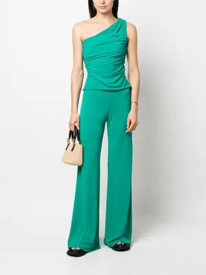 Alberta Ferretti High-waisted Flared Trousers