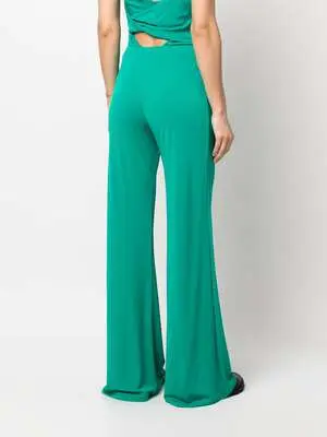 Alberta Ferretti High-waisted Flared Trousers