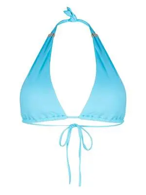 Melissa Odabash Grenada Halterneck Bikini Top - Blue