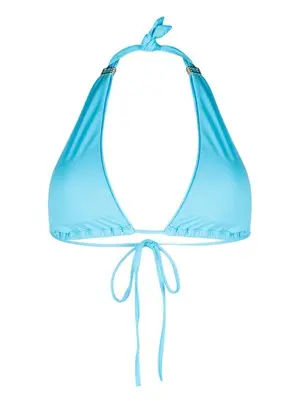 Melissa Odabash Grenada Halterneck Bikini Top - Blue