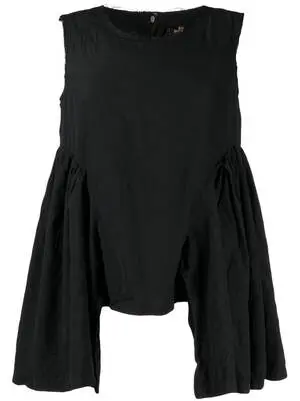 Comme Des Garçons Ruffle-detailing Sleeveless Top
