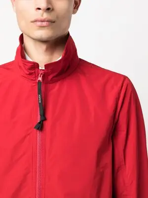 Aspesi High-neck Zip-up Jacket - Red
