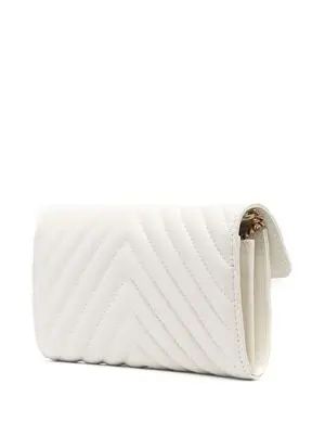 Pinko Love One Quilted Wallet Bag With Chain Strap