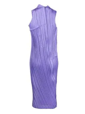 Issey Miyake Intangible Pleated Midi Dress