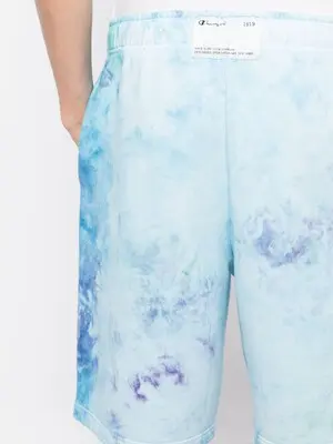 Champion Tie-dye Print Track Shorts