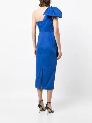 Rachel Gilbert One-shoulder Midi Dress