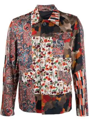 HERNO Multi-print Pattern Shirt Jacket