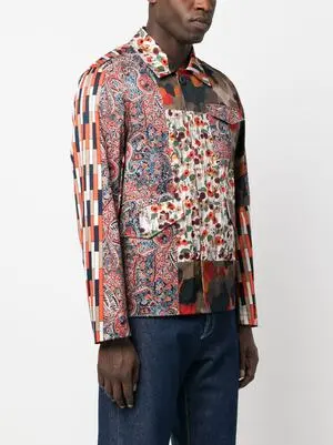 Herno Multi-print Pattern Shirt Jacket