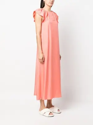 ALYSI Silk Midi Dress