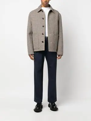PT TORINO Straight-leg Tailored Trousers - Blue