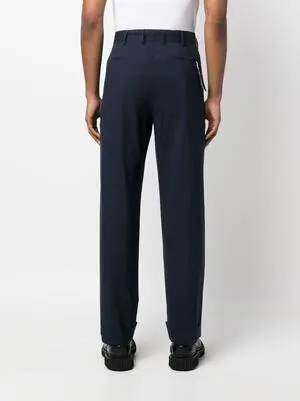 PT TORINO Straight-leg Tailored Trousers - Blue