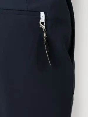 PT TORINO Straight-leg Tailored Trousers - Blue