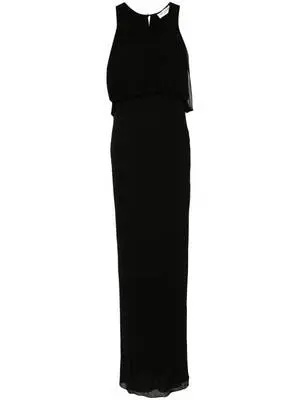 Saint Laurent Draped Maxi Dress