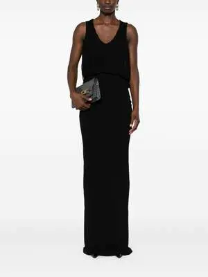 Saint Laurent Draped Maxi Dress