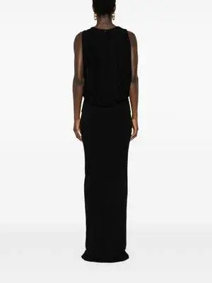 Saint Laurent Draped Maxi Dress