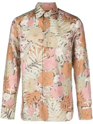 TOM FORD Floral-print Lyocell Shirt