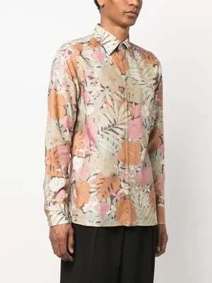TOM FORD Floral-print Lyocell Shirt