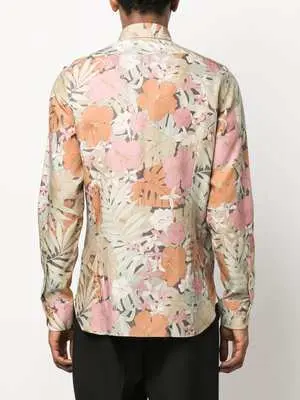 TOM FORD Floral-print Lyocell Shirt