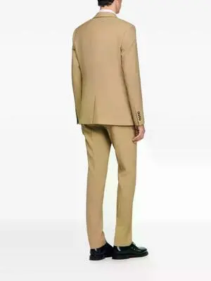 Sandro Wool Suit Jacket - Neutrals
