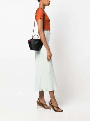 DURAZZI MILANO Two-tone Leather Tote Bag