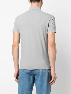ZANONE Ice Cotton Polo Shirt - Grey