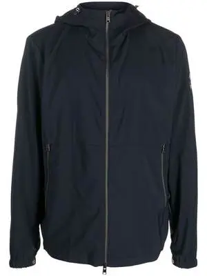 Woolrich Zip-up Wool Windbreaker - Blue
