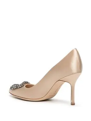 Manolo Blahnik Hangisi Pumps - Neutrals