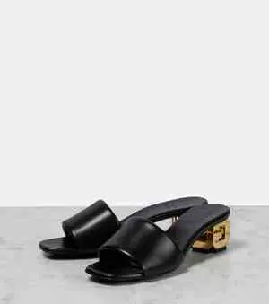 Givenchy G Cube Leather Mules