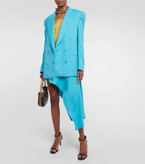 Stella McCartney Double-breasted Twill Blazer