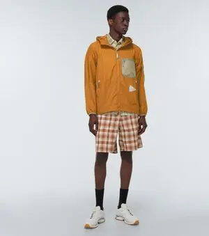 AND WANDER Dry Check Shorts