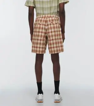 AND WANDER Dry Check Shorts