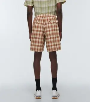 AND WANDER Dry Check Shorts