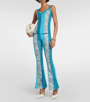 Missoni Zig-zag Knit Patchwork Pants