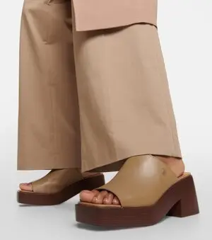 TOD'S Leather Mules