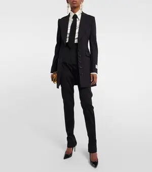 Dolce & Gabbana X Kim Silk-blend Satin Shirt