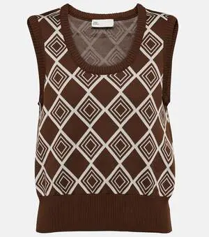 Tory Burch Jacquard Vest