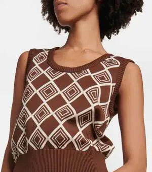 Tory Burch Jacquard Vest