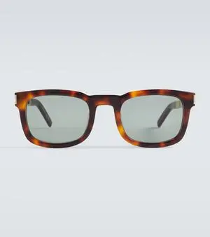 Saint Laurent Square Sunglasses - Brown