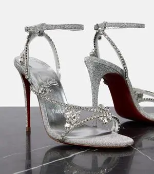 CHRISTIAN LOUBOUTIN Joli Queen 100 Embellished Sandals