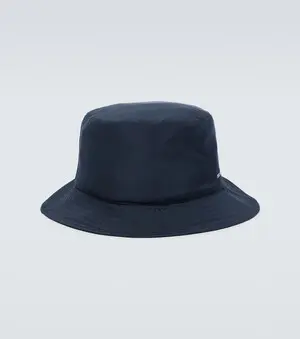 Kiton Logo Bucket Hat - Blue