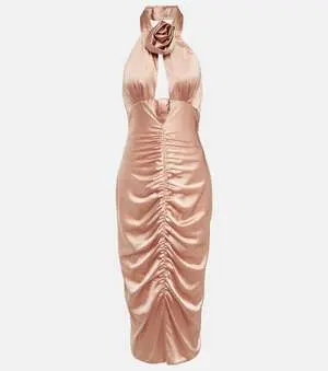 Alessandra Rich Ruched Cocktail Dresses