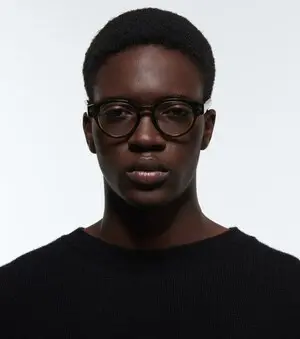 Dior Cd Diamondo R1i Round Frame Glasses