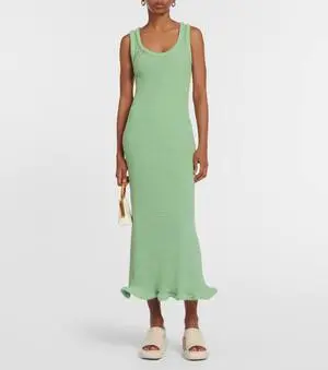 JIL SANDER Jersey Midi Dress