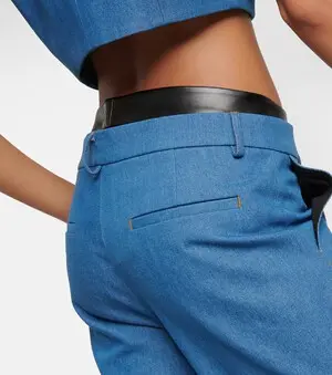AYA MUSE Ule Low-rise Denim Pants