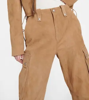 Magda Butrym Suede Cargo Trousers