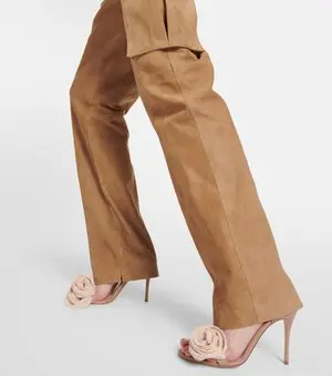 Magda Butrym Suede Cargo Trousers