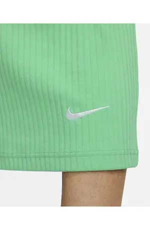 Nike Ribbed Cotton Blend Skirt
