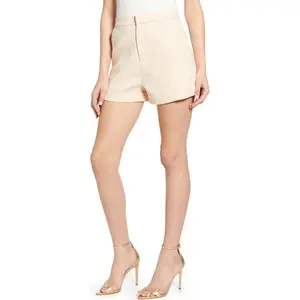 Endless Rose High-waist Tailored Shorts - Ivory