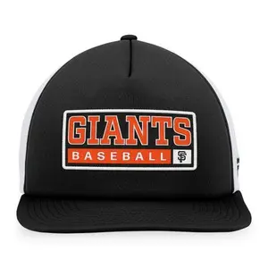 Majestic International San Francisco Giants Trucker Cap - Black
